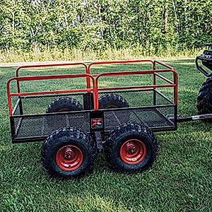 Yutrax Trail Warrior X4 Heavy Duty UTV/ATV Trailer - For Off-Road Use - 1,250 lb. Capacity, TX159