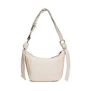 Frye Womens Nora Knotted Crossbody Bag, Cream, One Size US