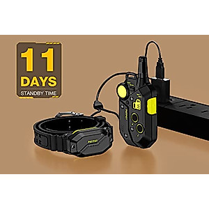 PATPET Shock Collar for Medium Large Dog(15-150lbs) - 3/4 Mile Range E Collar, Dog Training Collar with Remote