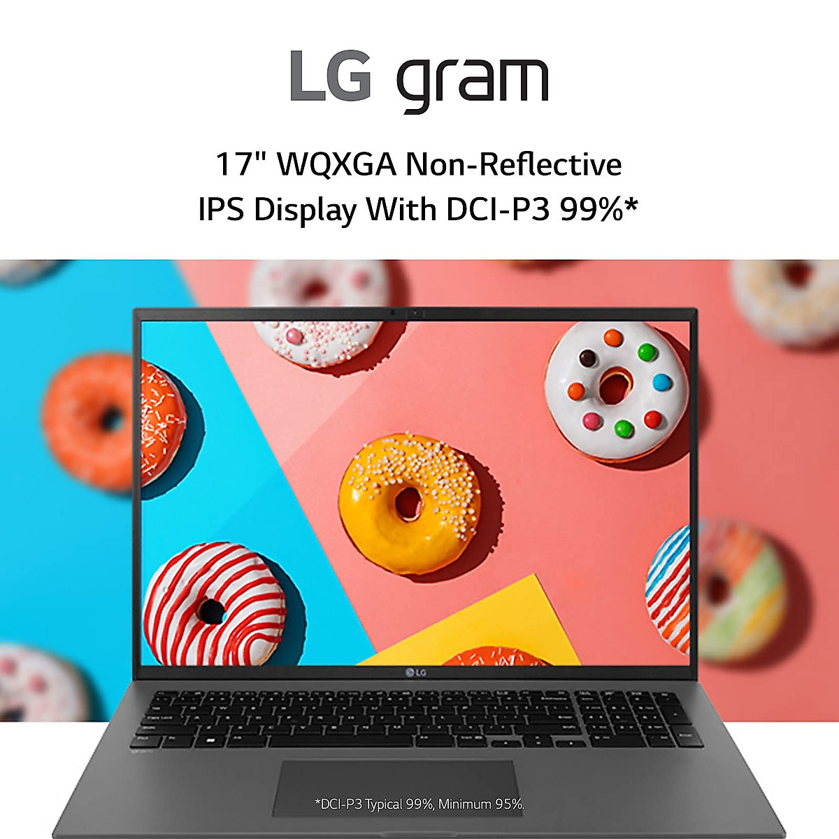 LG Gram (2022) 17Z90Q Ultra Lightweight Laptop, 17" (2560 x 1600) IPS Display, Intel Evo 12th Gen i5 1240P Processor, 16GB LPDDR5, 512GB NVMe SSD, WiFi 6E, Thunderbolt 4, Windows 11, Gray (Renewed)