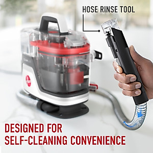 Hoover CleanSlate Pet Portable Carpet + Upholstery Spot Cleaner Machine, Powerful Suction with Versatile Tools, Pet Stain Remover, Car and Auto Detailer, Pair with Hoover Carpet Cleaner Solution