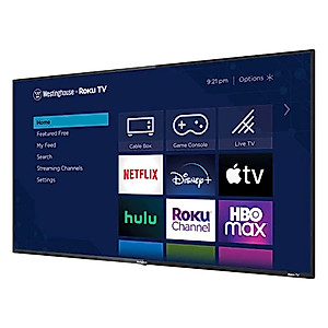 Westinghouse 50-Inch 4K UHD Smart TV UX Series HDR10 60Hz Refresh Rate Compatible with Alexa & Google Assistant + Free Wall Mount (No Stands) WR50UX4210 (Renewed)