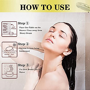 Shower Steamers Aromatherapy - 8 Pcs Smile Face Scented Bath Bomb Steamer Tablets for Shower with Pure Essential Oils, Women Stress Relief Spa Gift for Birthday, Christmas and Valentine's Day