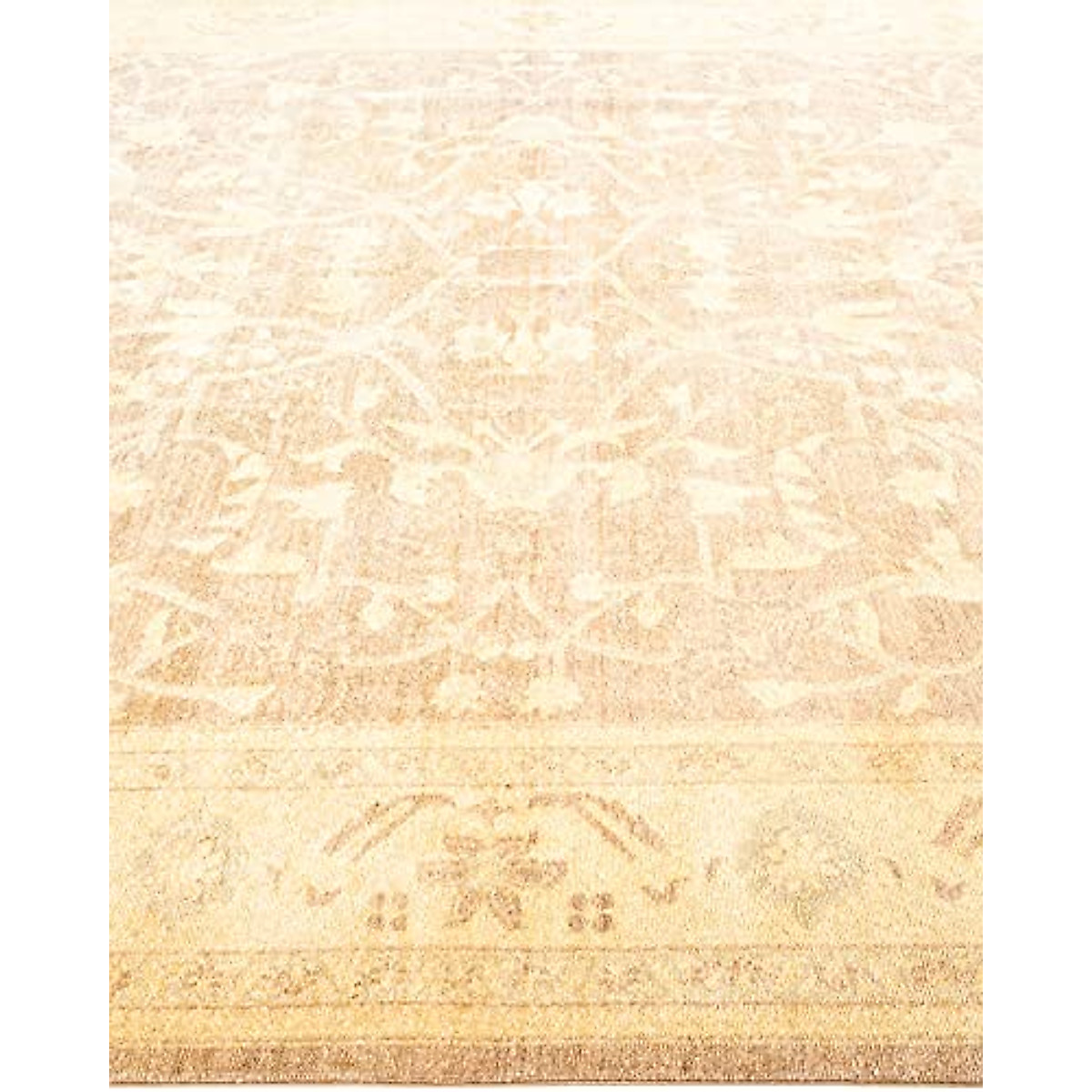 Solo Rugs One of a Kind Hand Knotted Hand Made Wool Contemporary Tribal Eclectic Gray 8 x 10 Area Rug