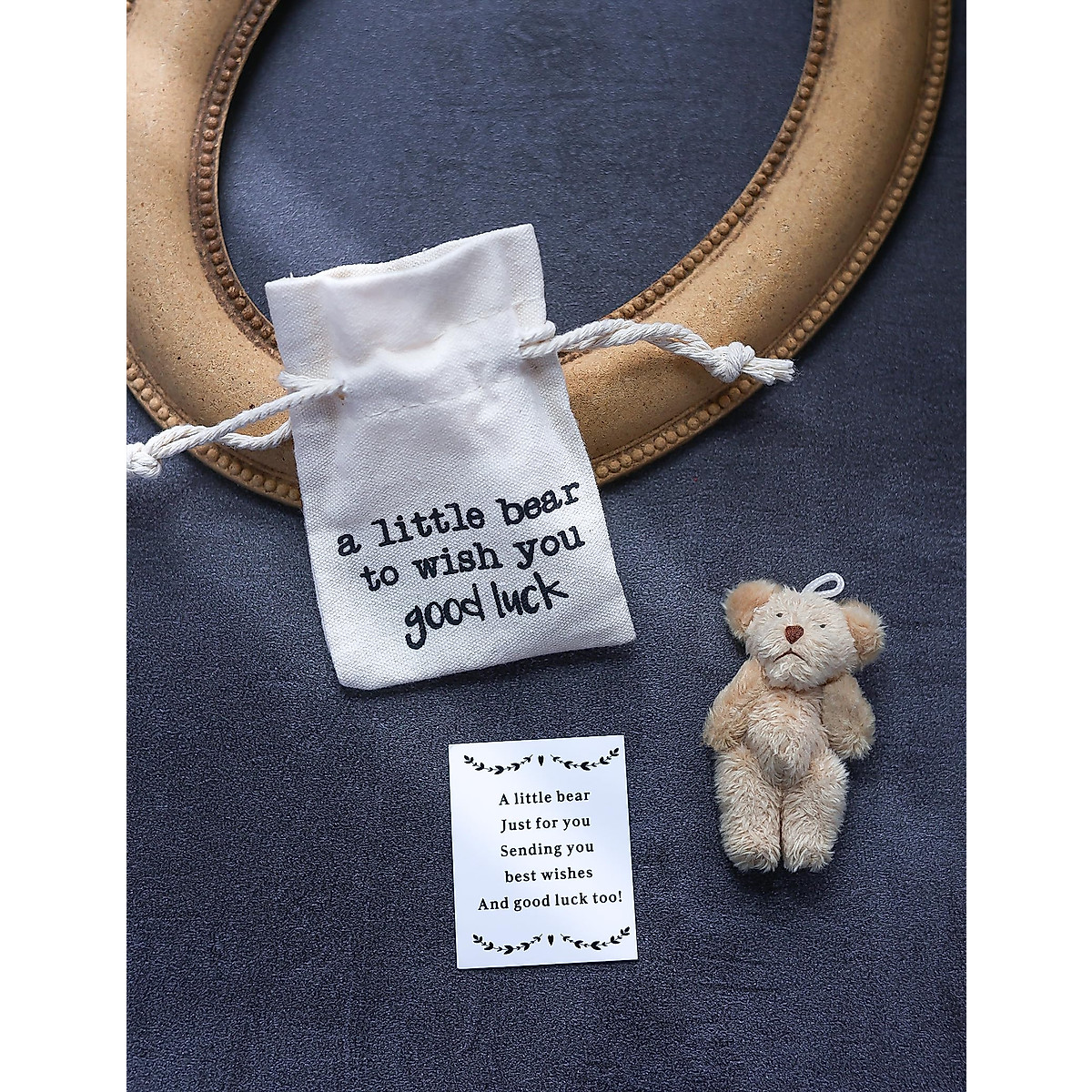 Good Luck Gift, Pocket Bear, Lucky Souvenir Gift, Miss You Gift, Gifts of Encouragement, Good Luck in Exams,Congratulations Graduation Gift.
