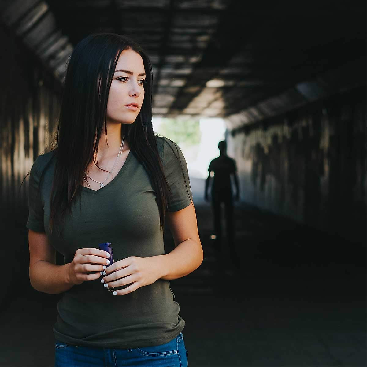 Zarc Vexor Police Strength Pepper Spray, Flip-Top Finger Grip, 20+ Shots, 10-12 Ft. Range - Two Pack (Purple)