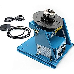 Rotary Welding Positioner 110V 2.5" Worktable Welder Positioner Turntable Machine Speed High Accuracy Welding Positioner For Annular Weld