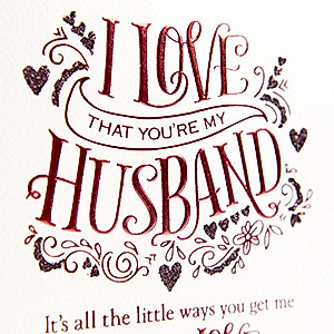 Hallmark Sweetest Day Card for Husband (Love Being Married to You) (599SWV3032)