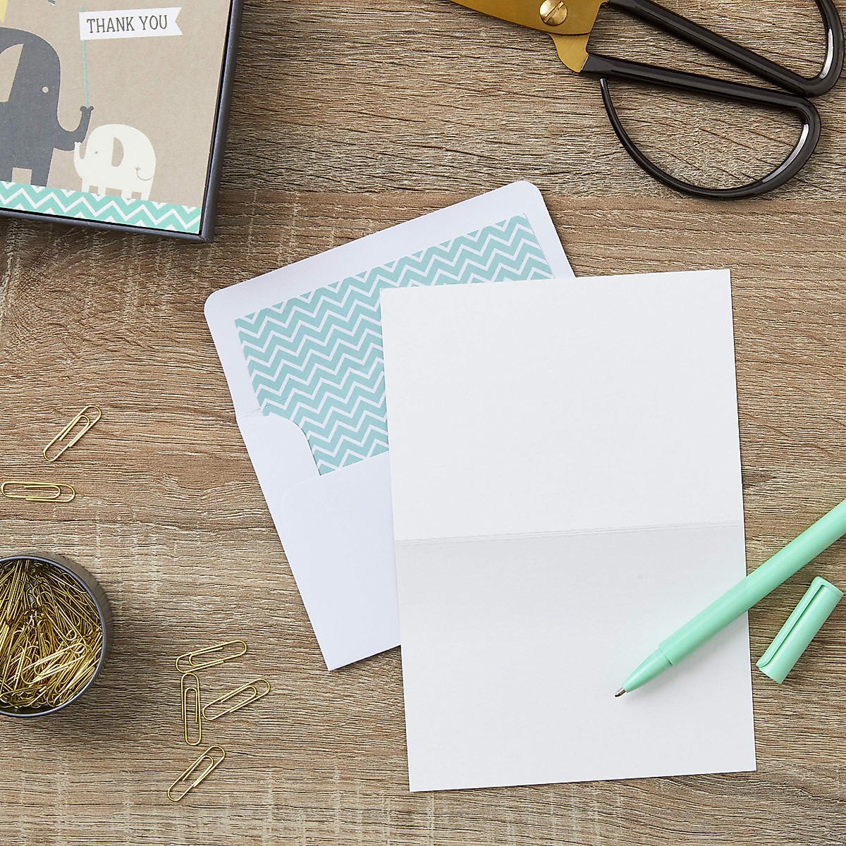 Hallmark Baby Thank You Cards, Elephants (10 Cards with Envelopes)