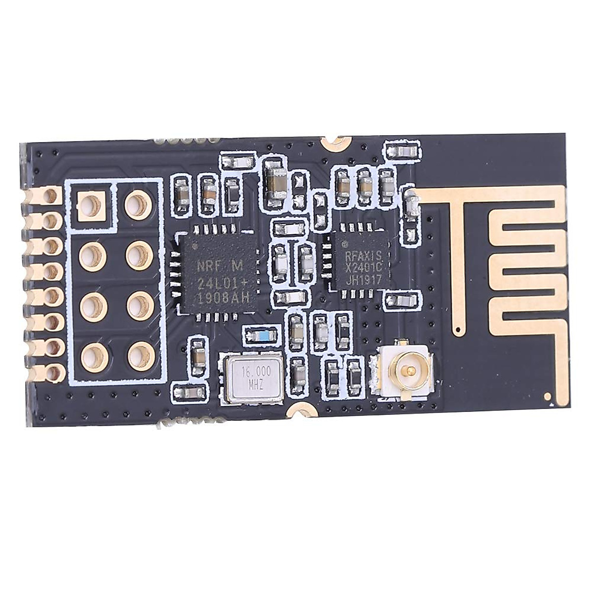 Garosa 1PCS GT-24 Digital Wireless Module Industrial Grade 2.4G NRF24L01+PA+LNA Module 1100M Long Distance Transceiver Module (Patch mounting)