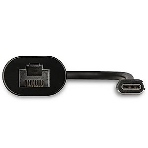 StarTech.com 2.5GbE USB C to Ethernet Adapter NBASE-T NIC - USB 3.0 Type C 2.5/1 Gigabit/100 Mbps Multi Speed Network/USB 3.1 Laptop to RJ45/LAN Thunderbolt 3 Compatible/MacBook Pro Surface (US2GC30)