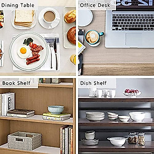 Bikoplmn Shelf Liners for Kitchen Cabinets and Drawers, Non Adhesive Anti Slip Fridge Mats, Food Grade Refrigerator Liner, 13.7 X 58.1 Inches