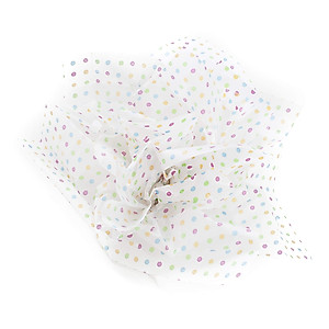 Hallmark Tissue Paper (White with Pink, Green, Yellow, Blue Polka Dot, 8 Sheets) for Easter, Mother's Day, Birthdays or Any Occasion