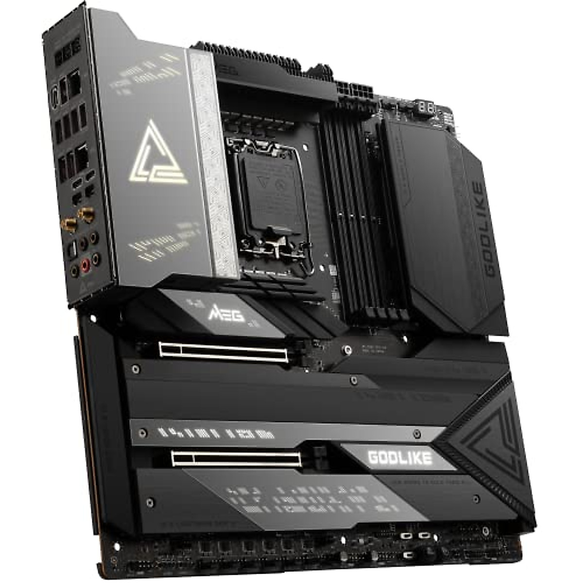 MSI MEG Z790 GODLIKE Gaming Motherboard (Supports 12th/13th/ 14th Gen Intel Processors, LGA 1700, DDR5, PCIe 5.0, M.2, 10Gbps LAN, USB 3.2 Gen2, Wi-Fi 6E, Bluetooth 5.3, Thunderbolt, E-ATX)