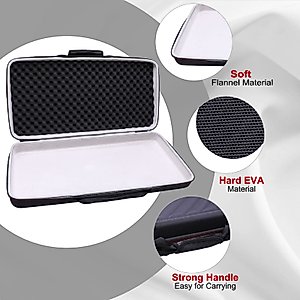 LTGEM Controller Case for Alesis V-Mini - 25-Key USB MIDI Keyboard Controller, Hard Storage Travel Protective Carrying Bag
