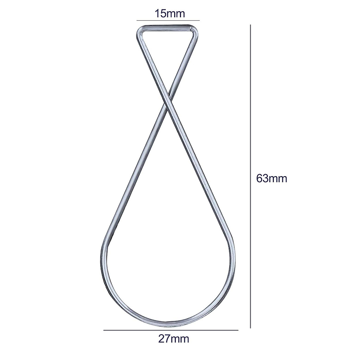 50 Pack Ceiling Hooks Clips - Classroom Decorations Grid Ceiling Hanging Hooks Clips