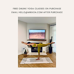 MIKKOA Travel Yoga Mat 1.5mm | Foldable Yoga Mat | Lightweight Yoga Mat | Use for Travel, Backpacking, Yoga Retreat, Outdoors, Gym, Pilates, Exercise Mat | Machine Washable | Eco Friendly Yoga Mat