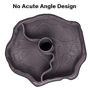 WINGOFFLY Automatic Reptile Feeders Waterer Automatic-refilling Turtle Water Dispenser Bottle Tortoise Food Water Bowl Feeding Dish for Lizards Coffee