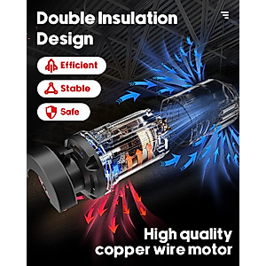 SHALL 3 Inch High-Speed Cut Off Tool, 3.5 Amp Metal Cutter Tool with 3Pcs Multifunctional Cutoff Wheels, 24000RPM Electricl Metal Cutting Tools for Steel, Inox, PVC, Aluminum