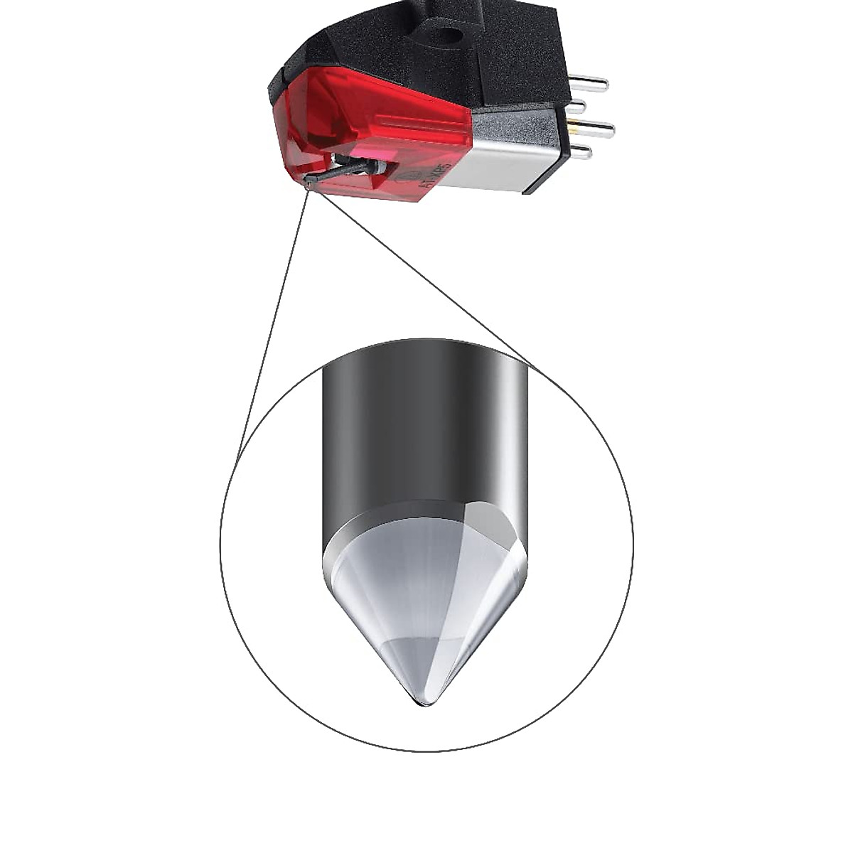 Audio-Technica AT-XP5 1/2" Mount Elliptical DJ Turntable Cartridge
