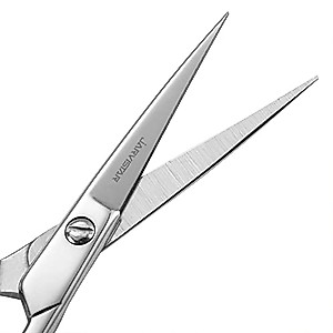 JARVISTAR 8” All Purpose Fabric Tailor Scissors Heavy Duty, Sharp Bent Dressmaker Shears and 4" Precision Small Pointed Embroidery Scissors for Crafts, Thread Needlework, Sewing &Yarn, Stainless Steel