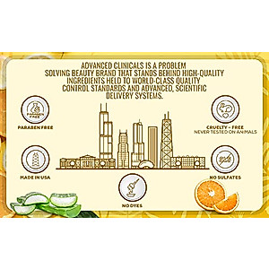 Advanced Clinicals Aloe Vera + Vitamin C + Hyaluronic Acid Face & Body Cream Moisturizing Skin Care Lotion, Skincare Moisturizer For Dry Skin, Age Spots, Blotchy Skin, & Sun Damaged Skin, Large 16 Oz