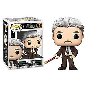 POP Marvel: Loki - Mobius Funko Pop Vinyl Figure (Bundled with Compatible Pop Box Protector Case) Multicolored 3.75 inches