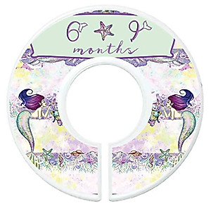 Mumsy Goose Nursery Closet Dividers Closet Organizers Baby Girl Clothes Dividers Mermaid