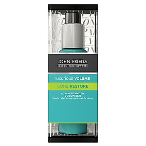 John Frieda Luxurious Volume Core Restore Hair Volumiser Treatment with Protein for Very Fine Hair, 60 ml