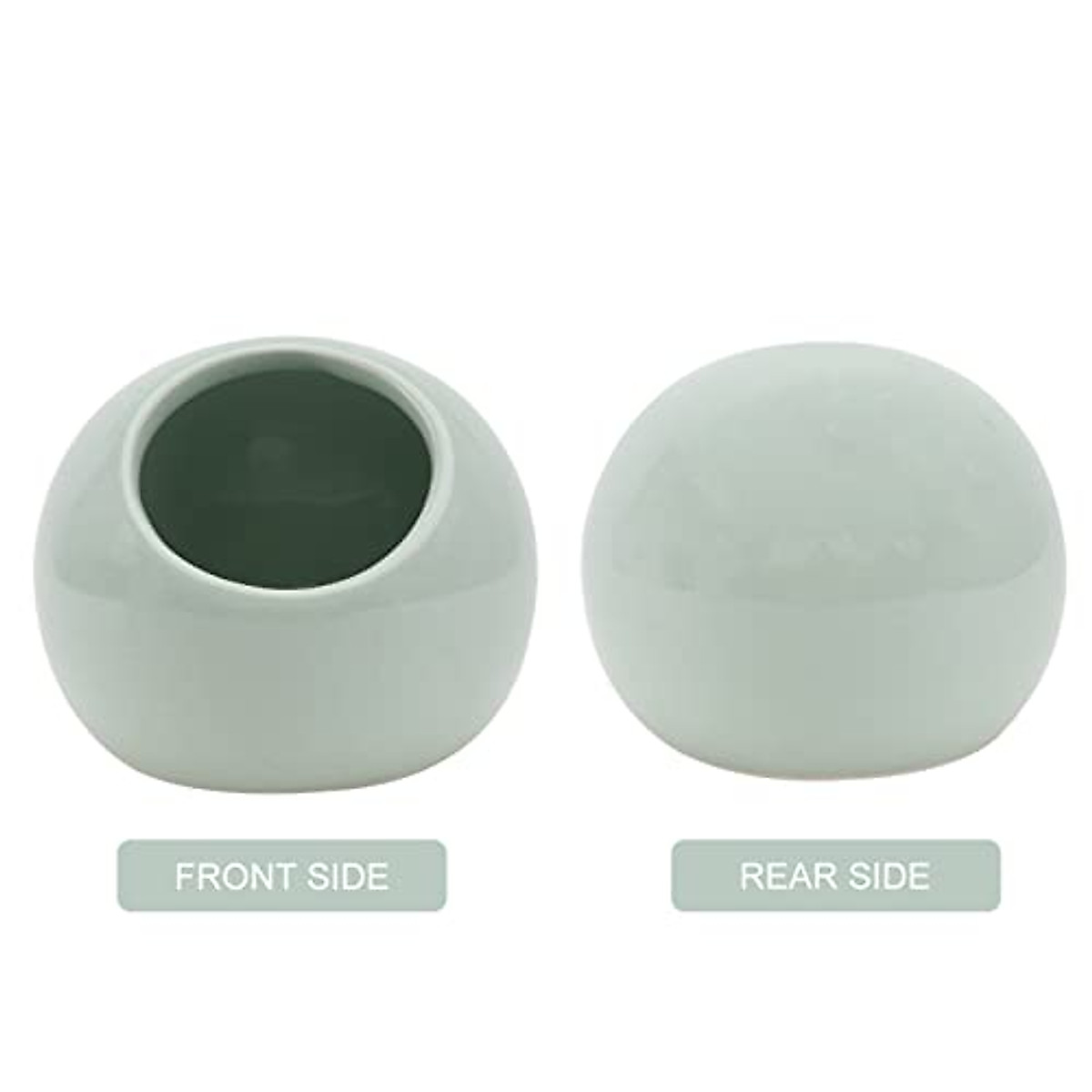 POPETPOP Small Animal Pet House Ceramic Nest Cool Bed Hamster Hideout House Hut Cave for Chinchillas Hamster Gerbils Hedgehog Green