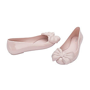 Melissa Womens Sweet Love Soft Bow Ballerina Shoes Pink 6