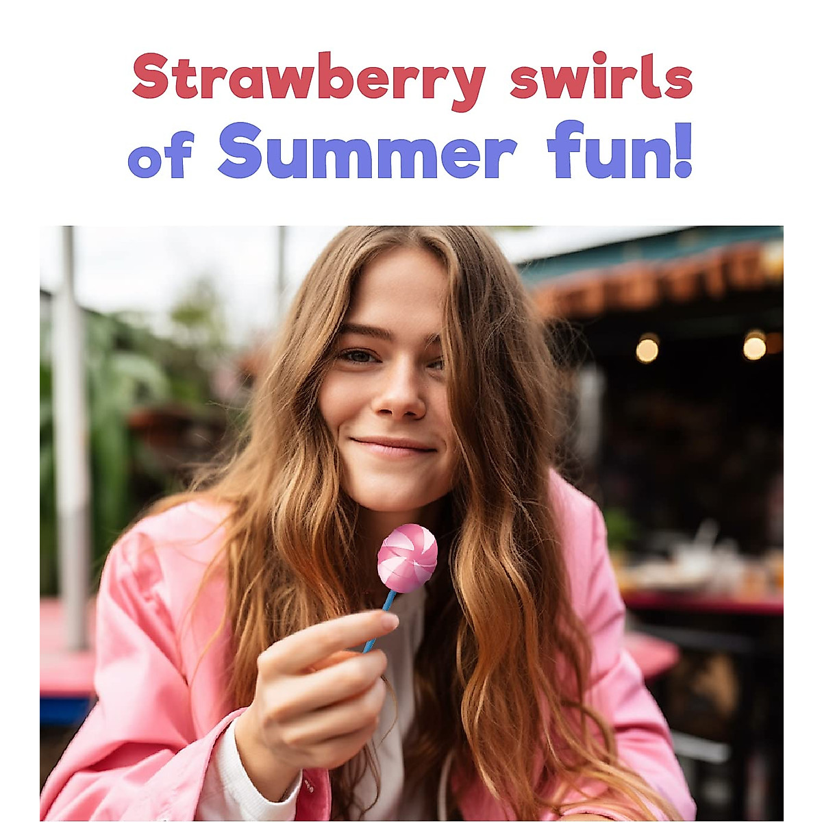 Colombina Tiger Pops Strawberry Ice Cream 6.2oz