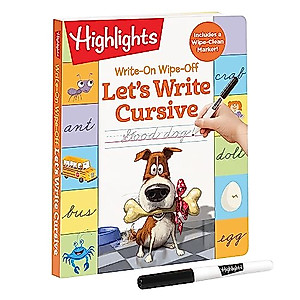 Write-On Wipe-Off Let's Write Cursive (Highlights Write-On Wipe-Off Fun to Learn Activity Books)