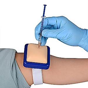SimCoach Intramuscular Injection Practice Model Pad(6 Packs), Simulation Injection Training Tool for Medical Education
