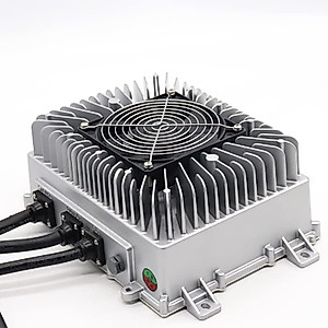 3.3KW OBC On Board battery charger 48V 72V 84V 96V 144V 312V for LiFePO4 NMC LTO Lead Acid Battery for EV Electric Golfcar Boat Forklifts (SMHC3-7240A)