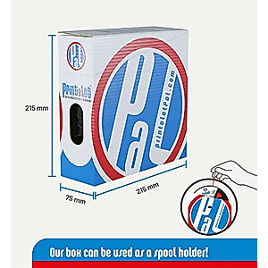 PRINTALOT ABS 3D Printer Filament, Dimensional Accuracy +/- 0.03 mm, 1 KG Spool, 1.75 mm, Cobalt Silk