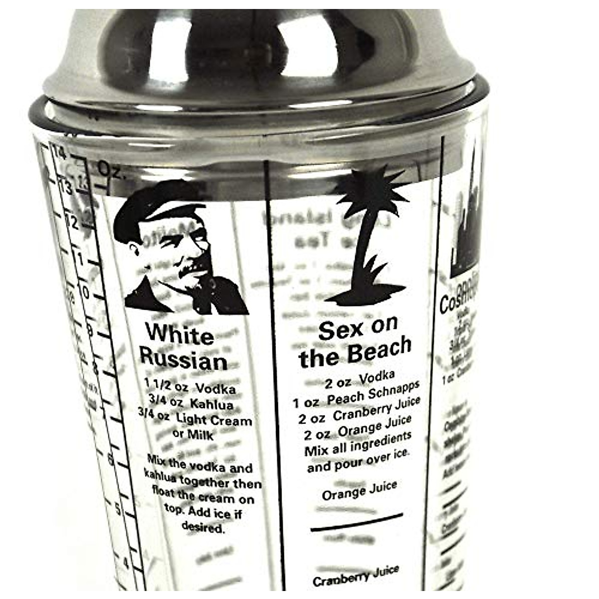 Kikkerland Mix Master Cocktail Shaker