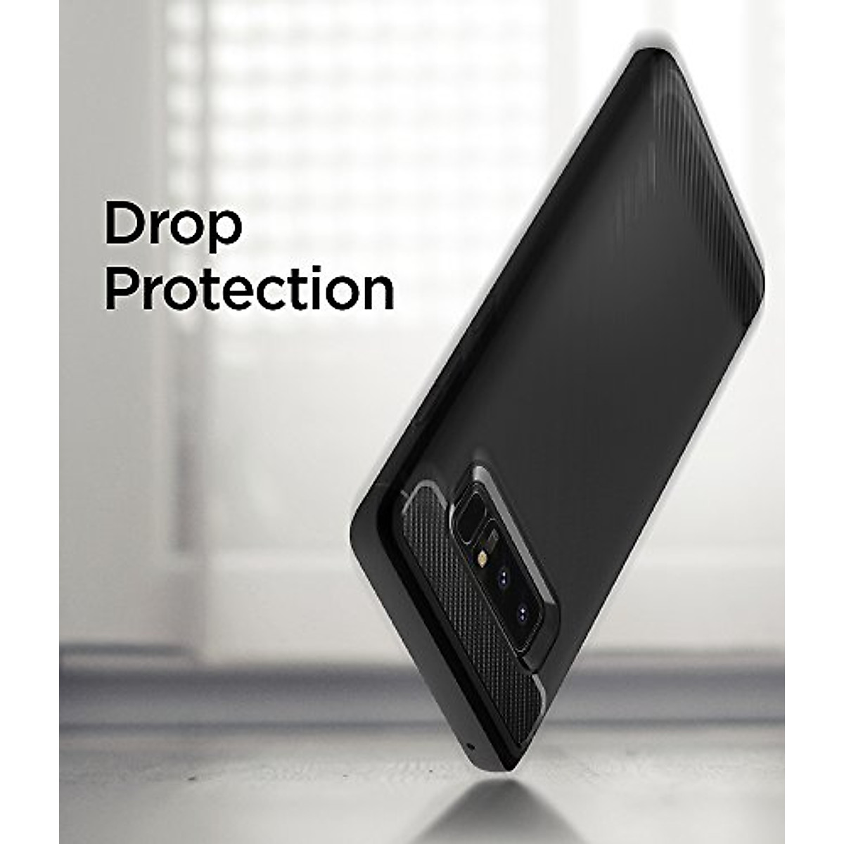 Spigen Rugged Armor Designed for Samsung Galaxy Note 8 Case (2017) - Matte Black
