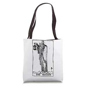 The Hermit Tarot Card Tote Bag
