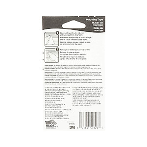 3M Window Film Mounting Tape, 1/2" in x 13.8 yd Roll, For Use with 3M Window Insulator Kits, Use on Painted Wood, Aluminum, and Vinyl-Clad Molding and More, Indoor Use, Easy to Apply (2145C)