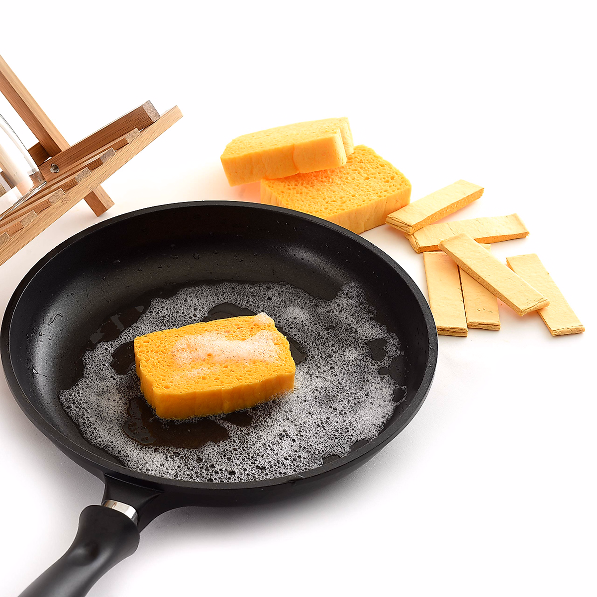 Norpro Natural Sponges Pop-Up 12 Piece New Handy For Kitchen Drawer Glove Box