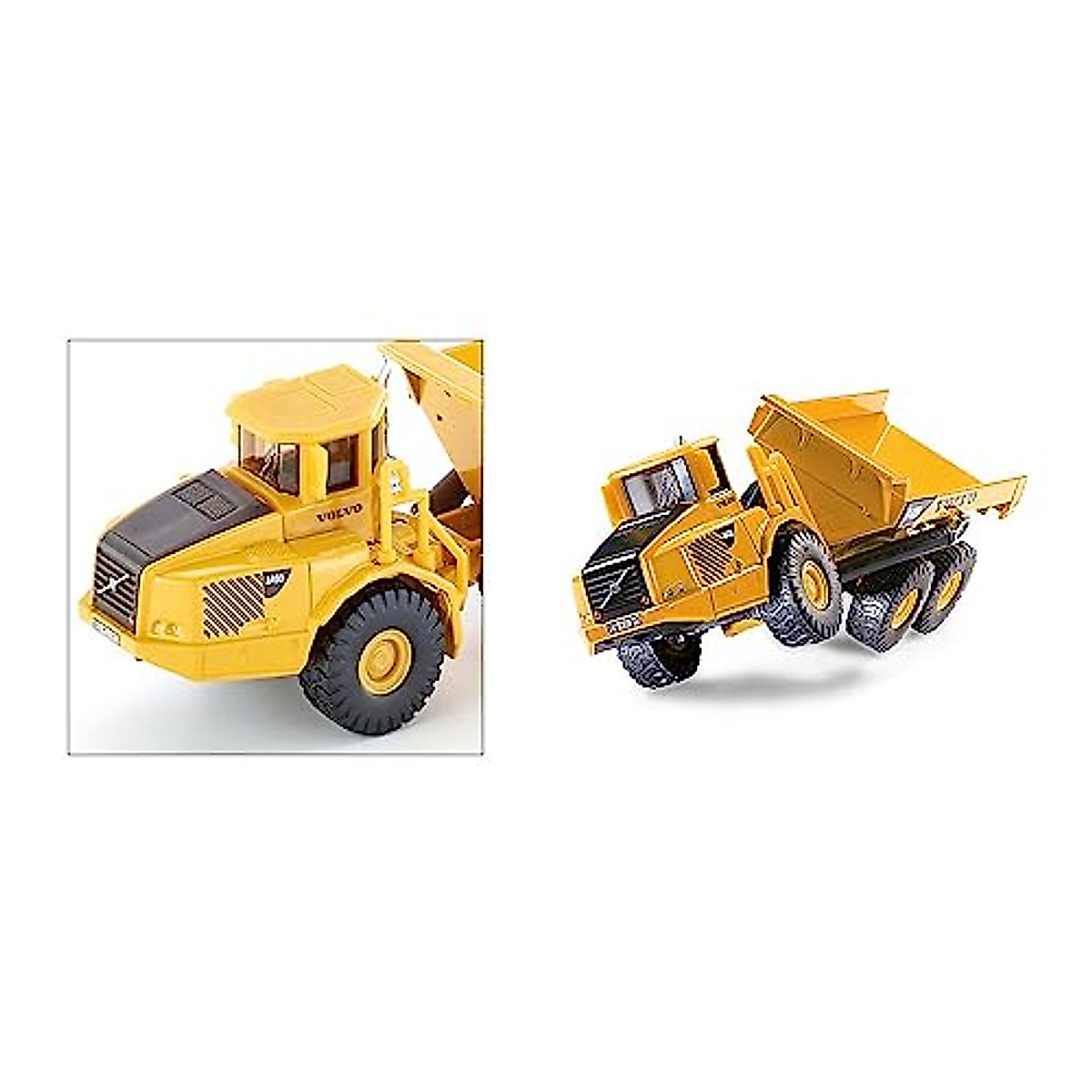 A40D Dump Truck Yellow 1/87 (HO) Diecast Model by Siku SK1877