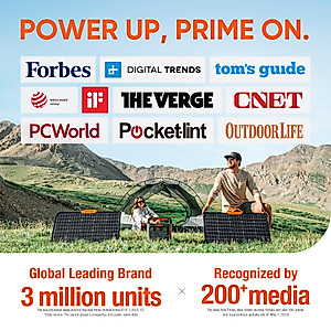 Jackery SolarSaga 100X Portable Solar Panel for Explorer 240/300/500/1000/1500 Power Station, Foldable PERC Solar Cell Solar Charger with USB Outputs for Phones (Can't Charge Explorer 440/ PowerPro)