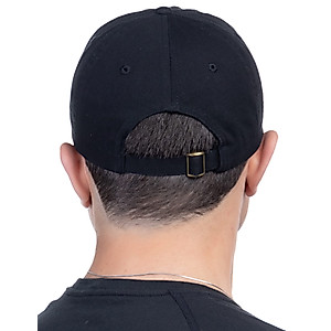 Ann Arbor T-shirt Co. Coach | Coaching Baseball Hat, Men & Women Team Cap - (Black, DadHat)