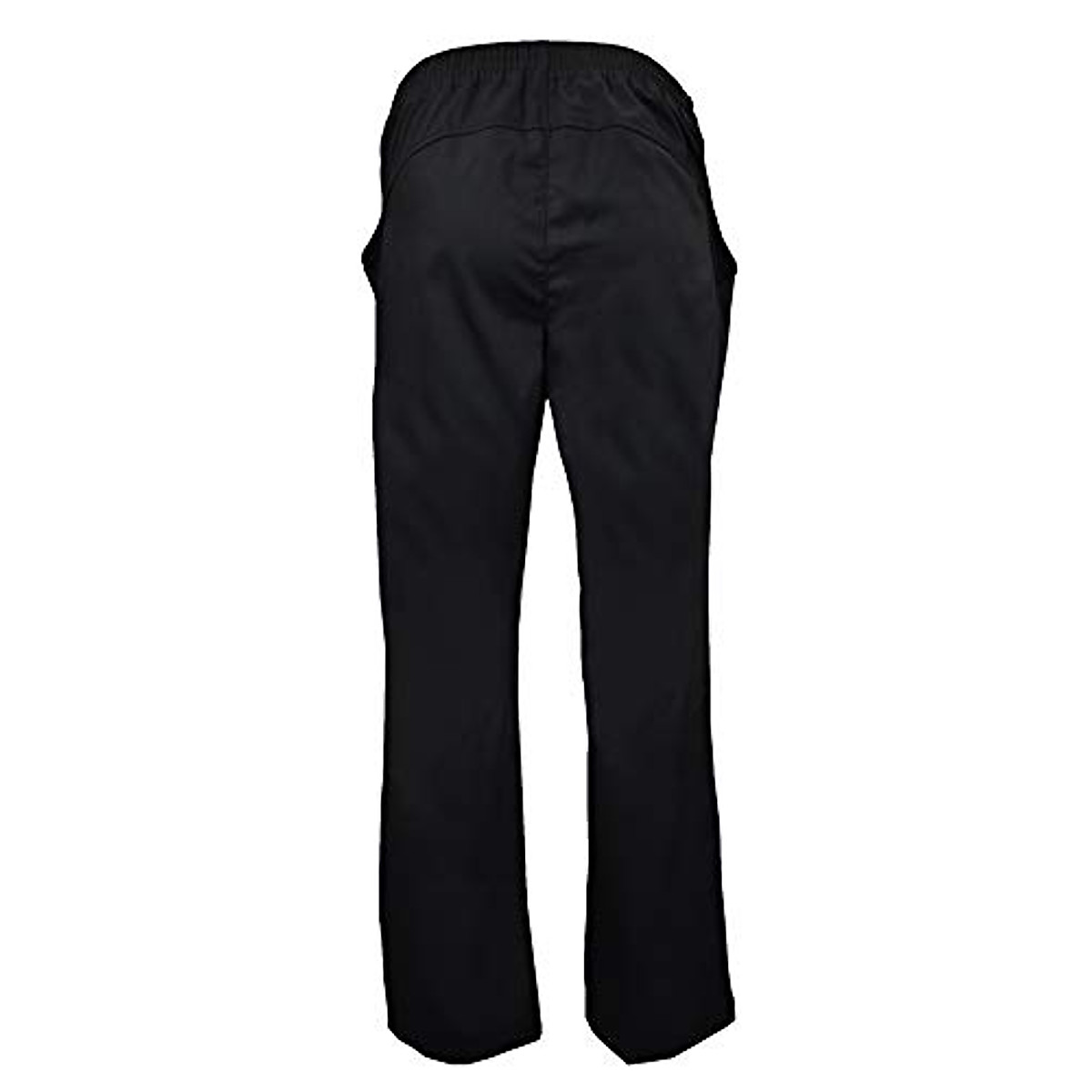 Natual Uniforms Women's Ultra Soft Modern Fit Drawstring Scrub Pant (Black, Large)