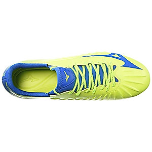 Mizuno Unisex Rebula III Select Soccer Shoe, Safety Yellow-Blue, 11 US Men