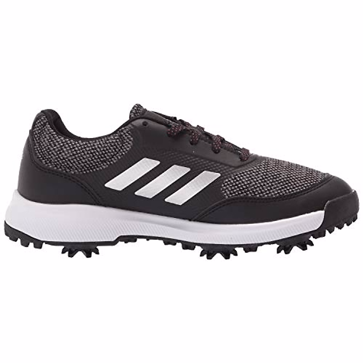 adidas womens W Tech Response 2.0 Golf Shoe, Black/Silver/Grey, 8.5 US