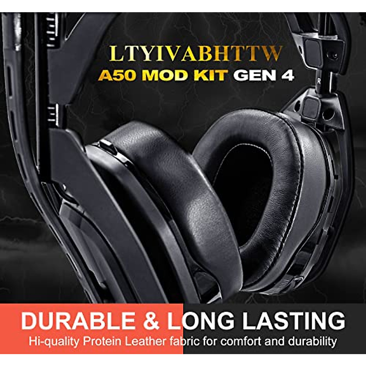 A50 Mod Kit Gen 4 - Ear Cushion Compatible with Astro Gaming A50 Wireless Headset - Headband/Microphone Foam/Ear Pads I Not Work with GEN 3