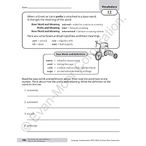 Evan-Moor Language Fundamentals, Grade 5