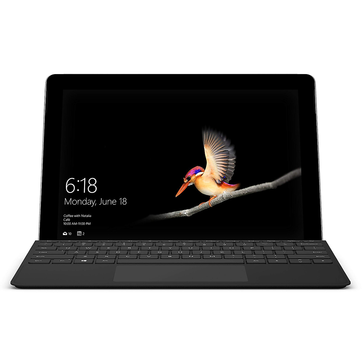 Microsoft Surface Go with Type Cover Bundle 10" Touchscreen PixelSense Intel Pentium Gold 4415Y 128GB SSD Windows 10